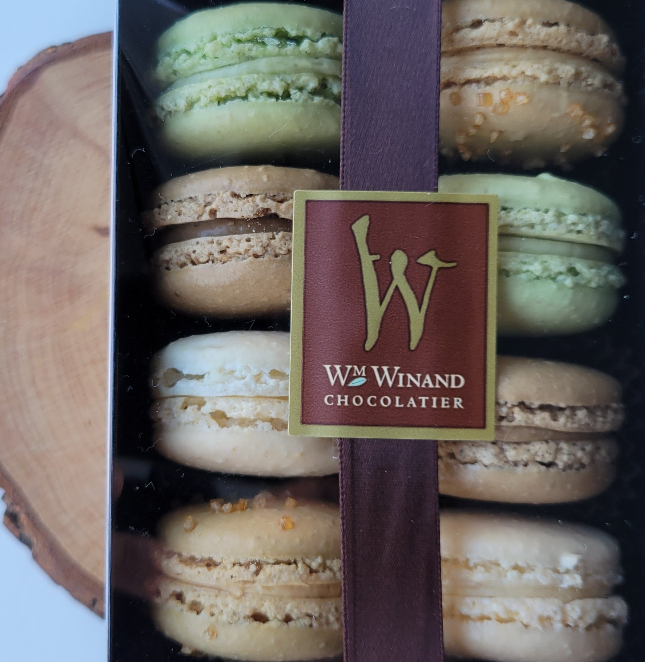 Macarons - Small Assortment (8pc) - pistachio & vanilla | William ...